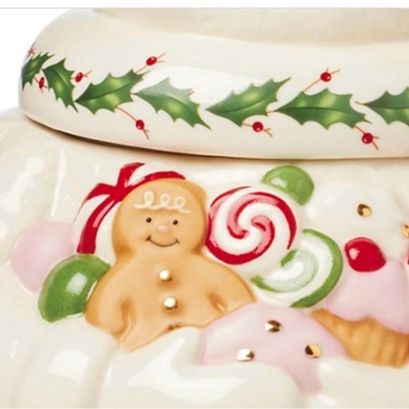 Lenox | Holiday | Happy Holly Days Snowman Lenox Cookie Jar | Poshmark